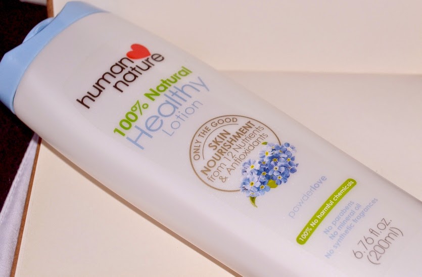 Lava Bean: Review: Human Nature Healthy Lotion in Powder Love