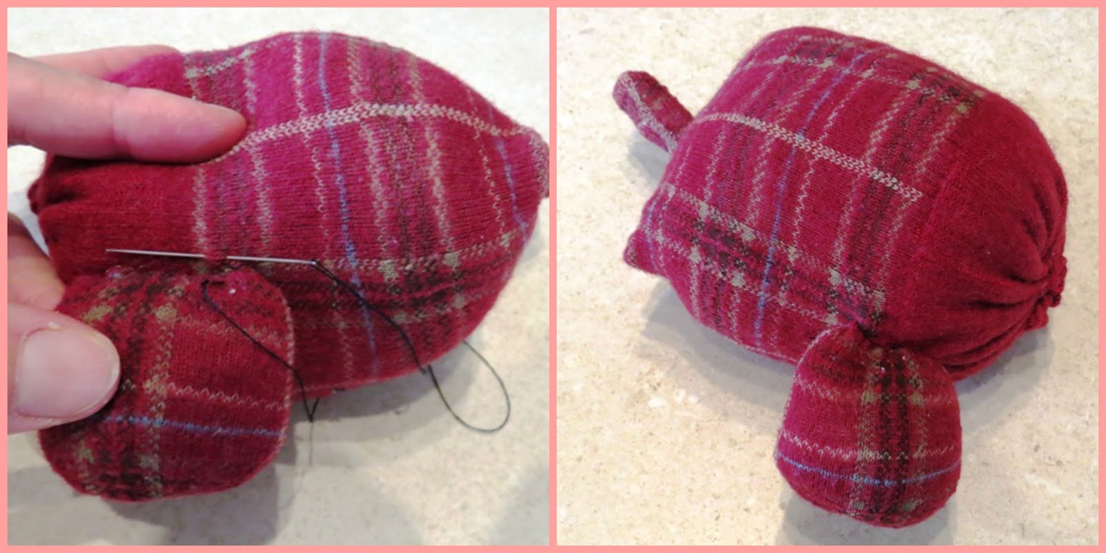 Creating my way to Success: Sock Dog Upcycle Tutorial - from a single sock