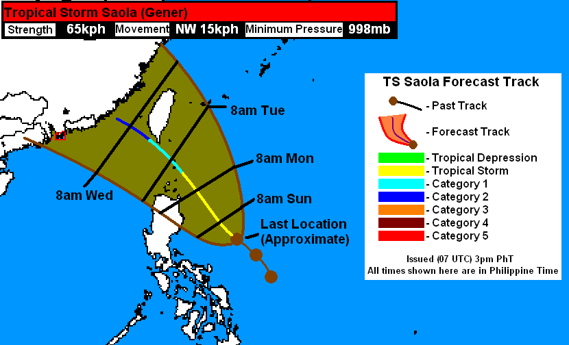 SA GITNA NG BAGYO: Tropical Storm Saola (Gener) Update #2