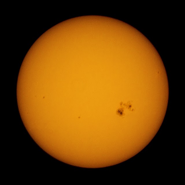 Giant Sunspot Group - AR 2192