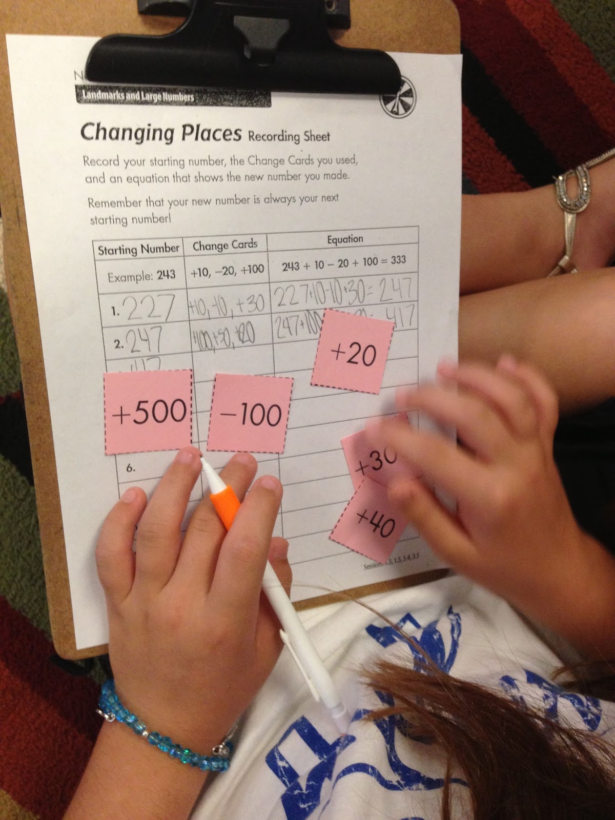 The 4th Grade May-niacs: Changing Places Center