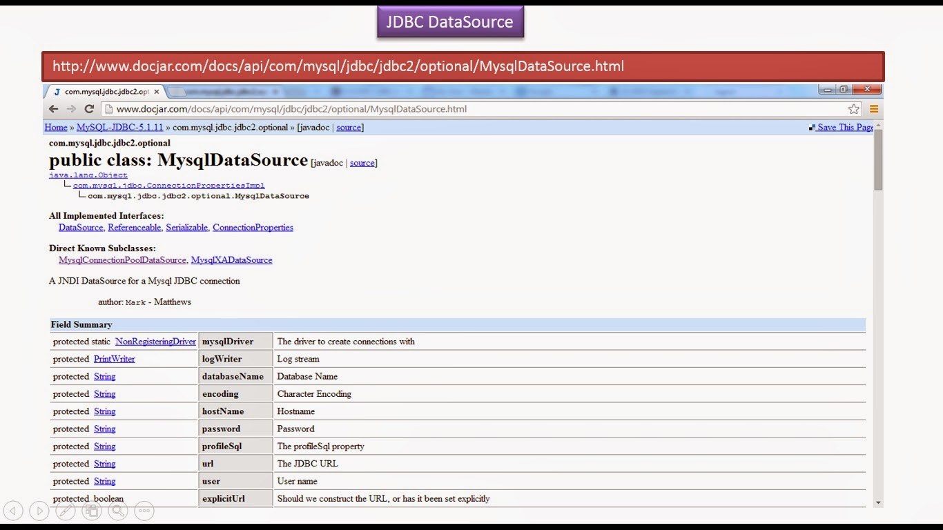Java Ee Jdbc Jdbc Datasource [mysql Db]