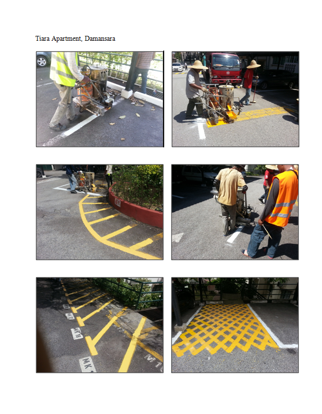 CONSTRUCTION AND RENOVATION: ROAD MARKING