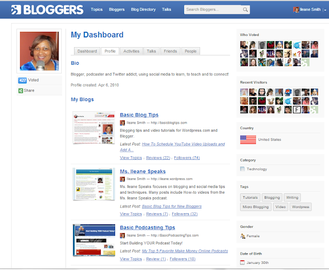 Bloggers.com a Network all Bloggers Should Join : Basic Podcasting Tips