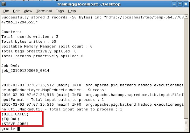 TECHNICAL BLOGS - BIG DATA, HADOOP, JAVA: Writing Apache Pig UDF’s using Java