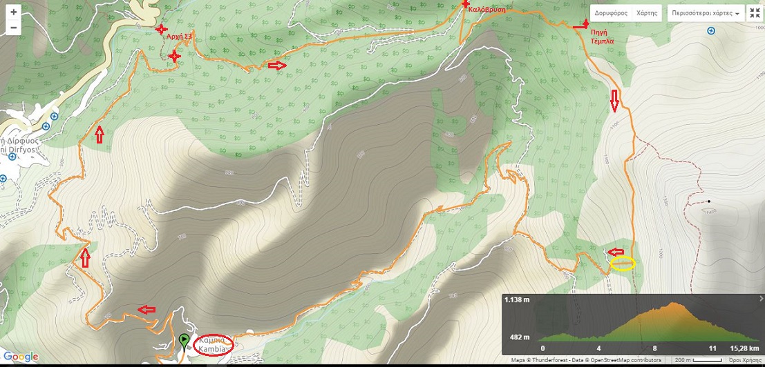 Hiking Hellas: ΞΕΡΟΒΟΥΝΙ ΕΥΒΟΙΑΣ (ΚΑΜΠΙΑ - Σ3 - ΞΕΡΟΒΟΥΝΙ - Κ1 - ΚΑΜΠΙΑ)