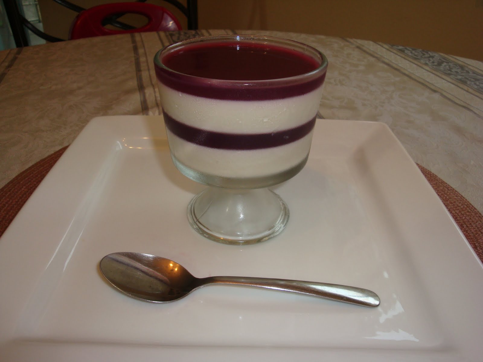 Sweet Home Recipes...: Layered Vanilla Panna cotta