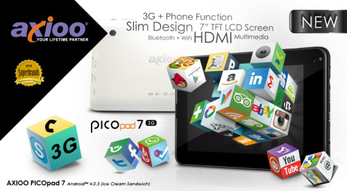 Axioo Picopad 7 3G, Tablet Android 3G Terjangkau | Berita Terbaru dan Unik