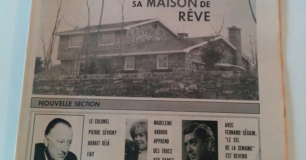 LE JOURNAL DES VEDETTES (Montréal) 27 novembre 1965, Michel Louvain ...