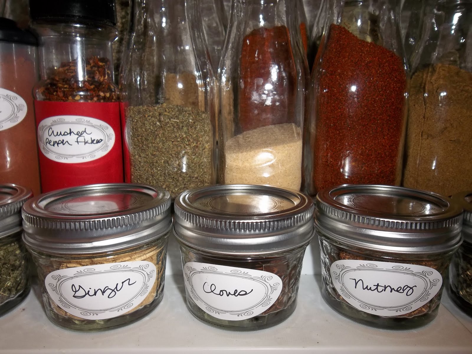 If you do stuff, stuff gets done: Spice shelf - make do and mend project