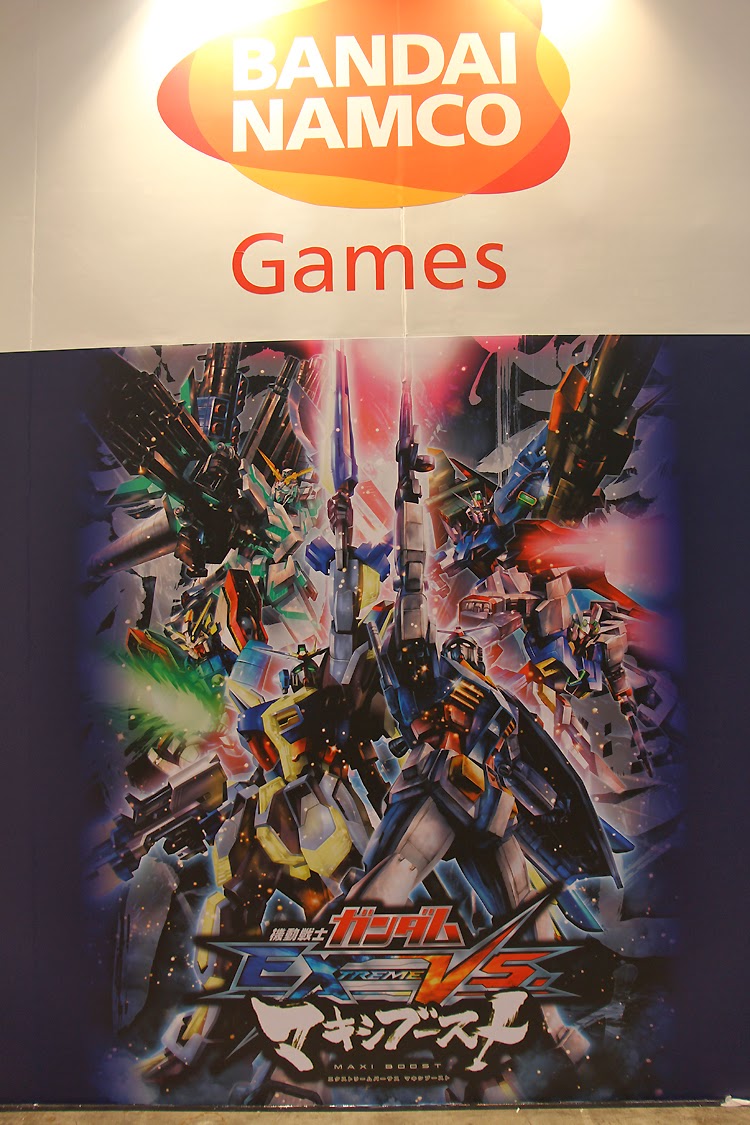 GUNDAM GUY: Bandai Namco Games Booth: Gundam Extreme VS. Maxi Boost ...