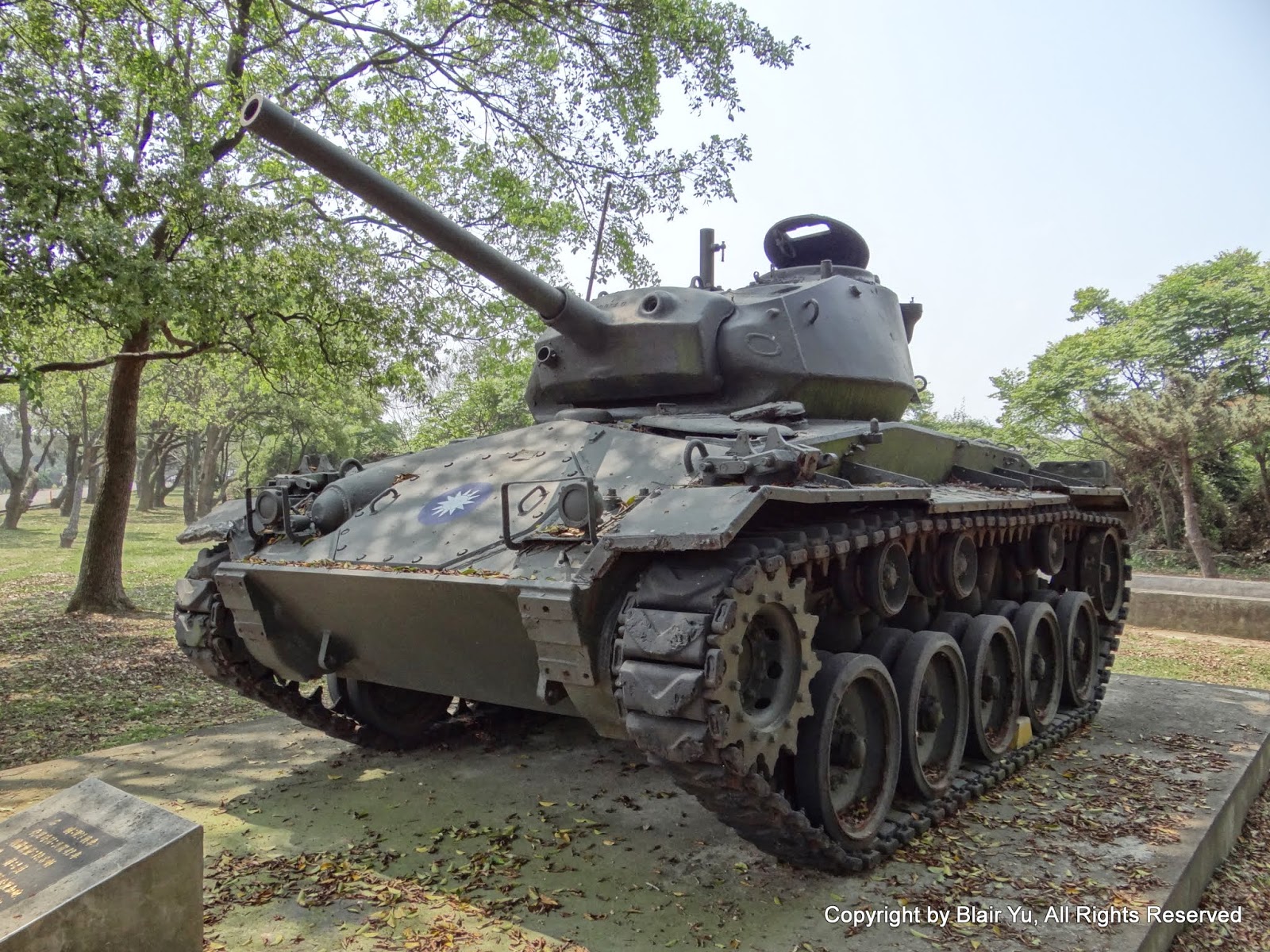 Blair's 軍事,警察及消防攝影: M24A1 Chaffee 霞飛戰車