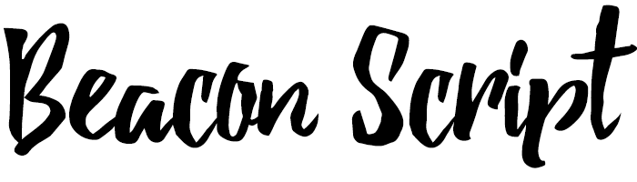 20+ Free Handwritten Brush Fonts | i should be mopping the floor