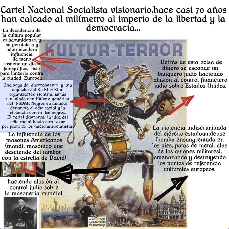 ¡ Te Maldigo !: Liberadores, cartel Nacional Socialista sobre EUA y sus ...