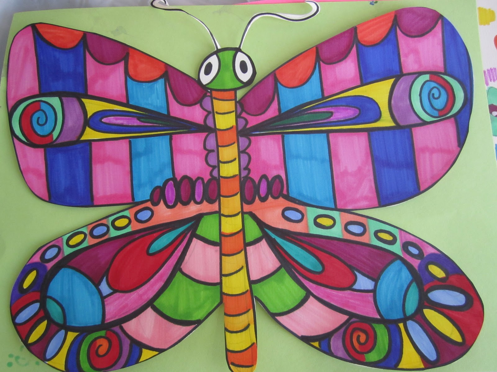 Think Create Art: Butterflies- Simple Symmetry