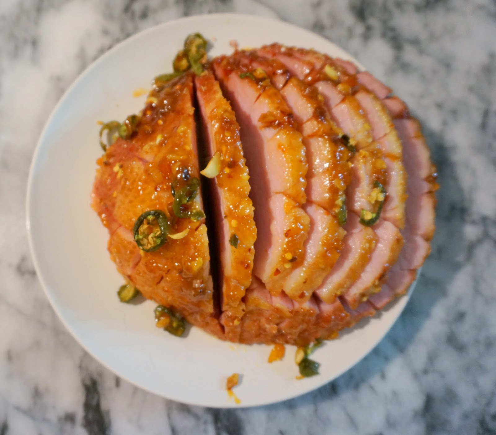 Sweet & Spicy Baked Ham