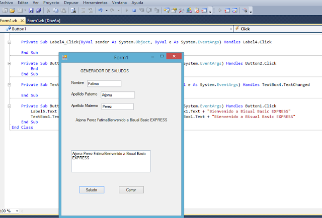 Pagina web didactica: GENERADOR DE SALUDOS