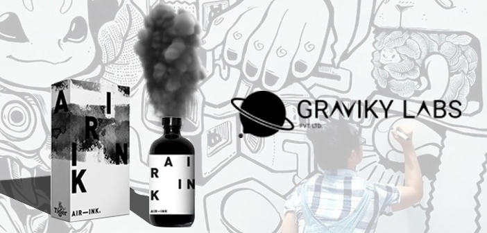 Graviky Labs的創新環保概念:空氣墨水Air Ink