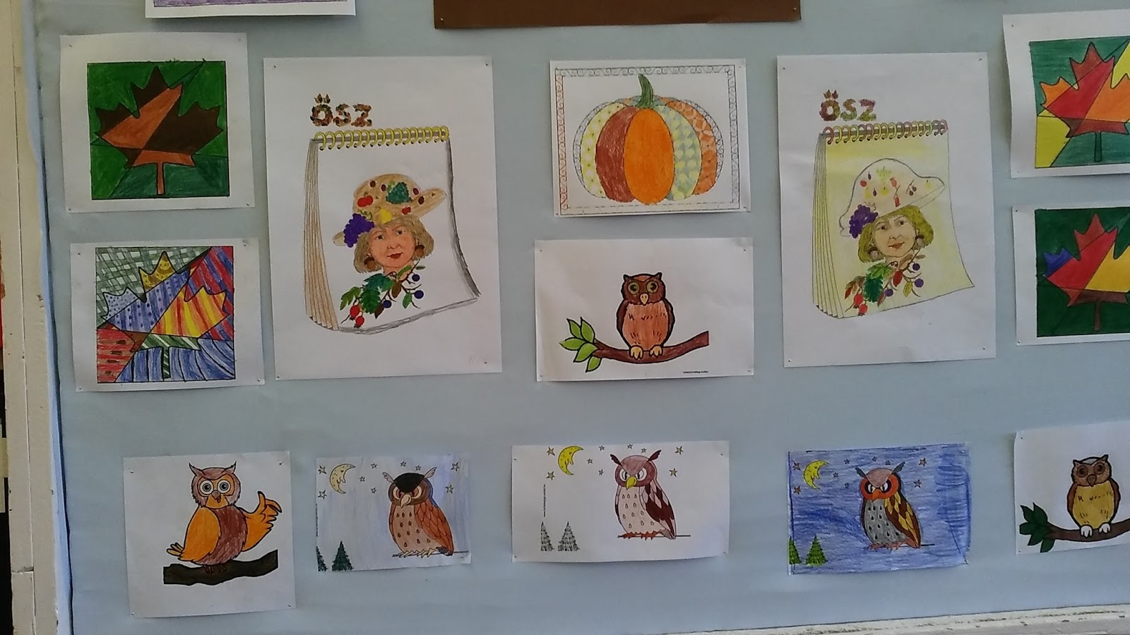 A tanító néni jegyzetei: Őszi rajz órák