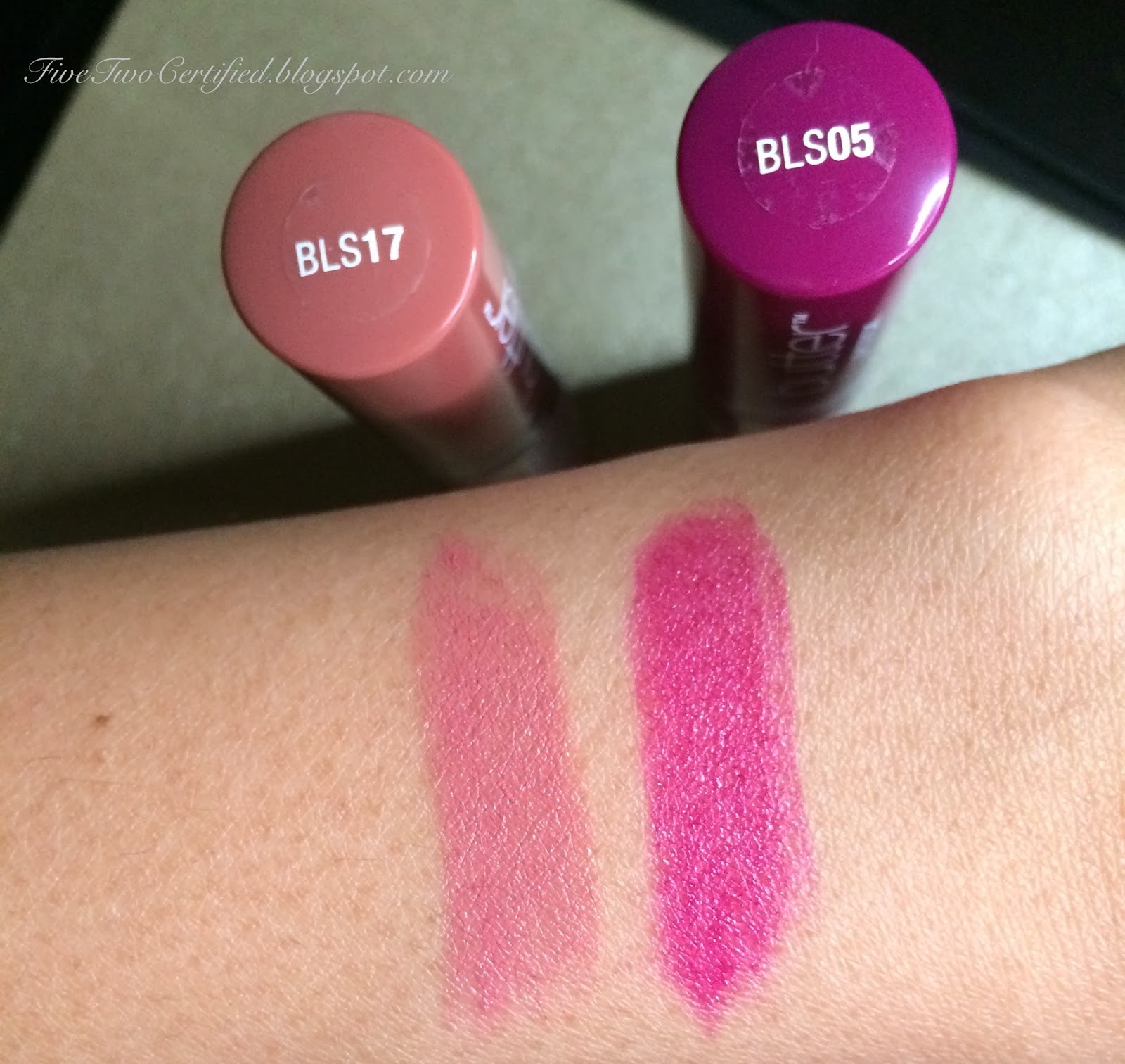 fivetwo beauty: Review: NYX Cosmetics Butter Lipsticks