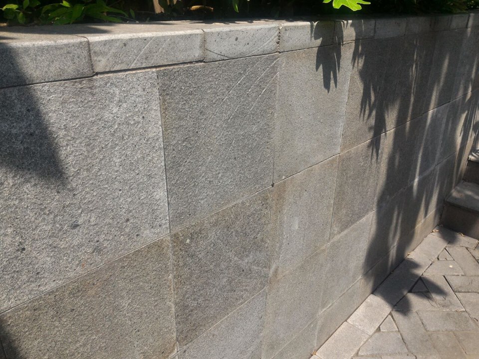 Grey Andesite Stone Tiles (Plain Andesite Tiles with Elegant Grey Dark ...