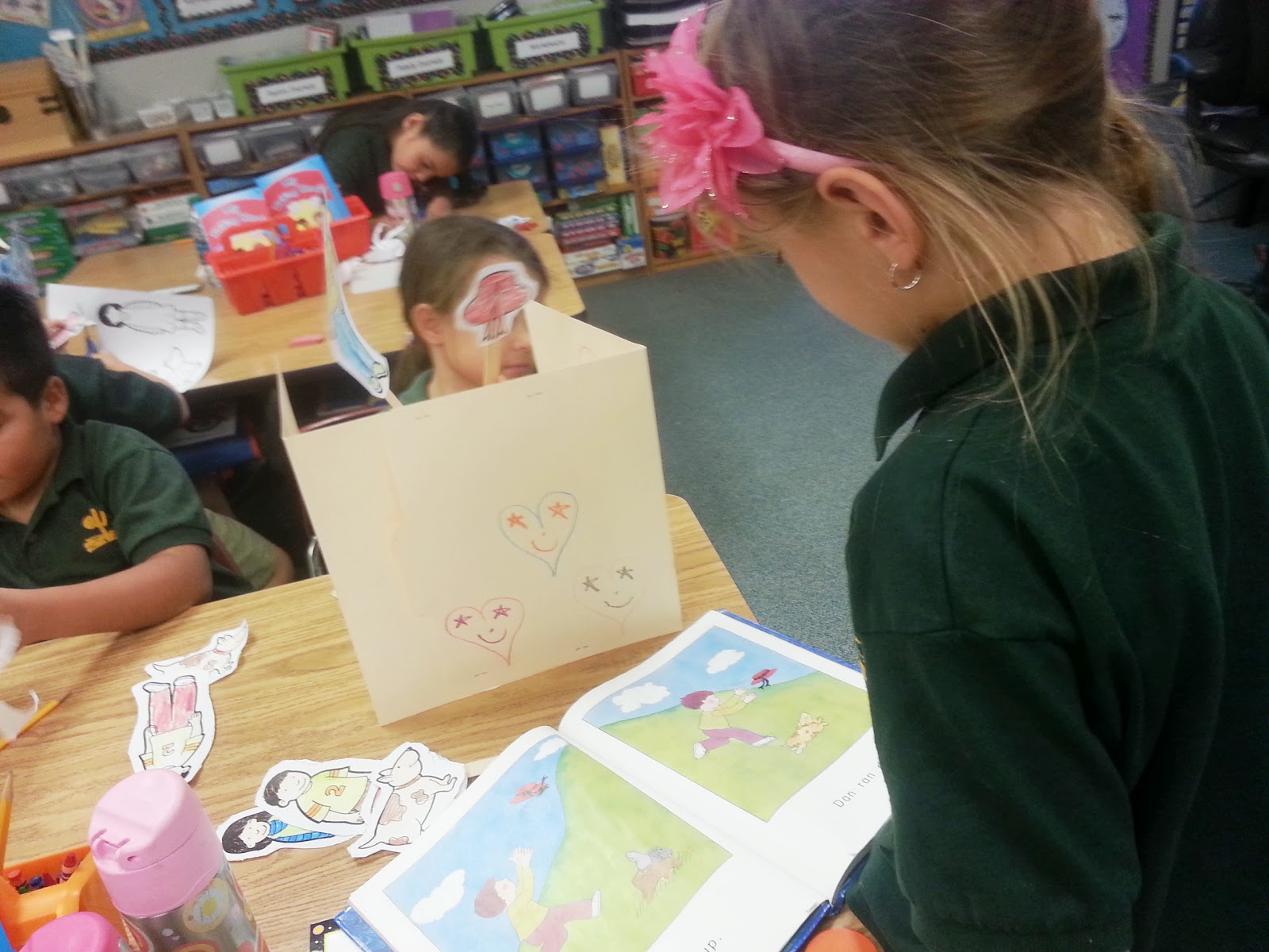 Harcourt Trophies Reading Ticket: Puppet Shows to Improve Reading!