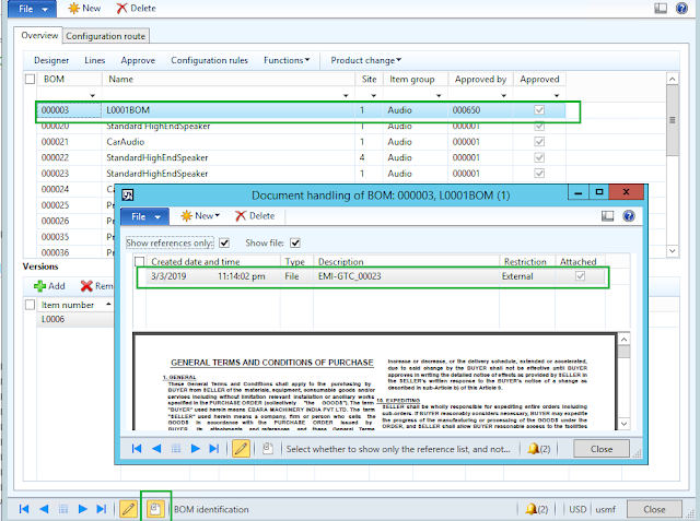 Microsoft dynamics Ax, D365 F& O: Adding Product attachment document using X++