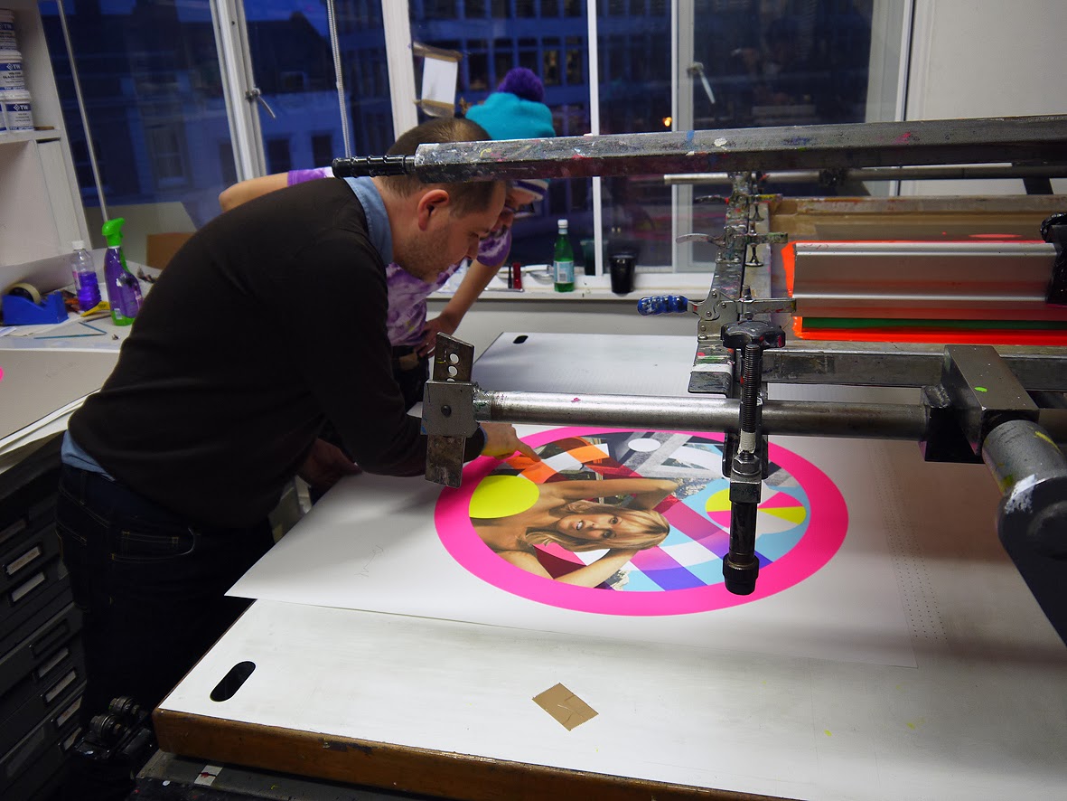 Jealous Print Studio: Anthony Burrill In The Studio