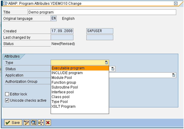First Abap Program Sap Abap