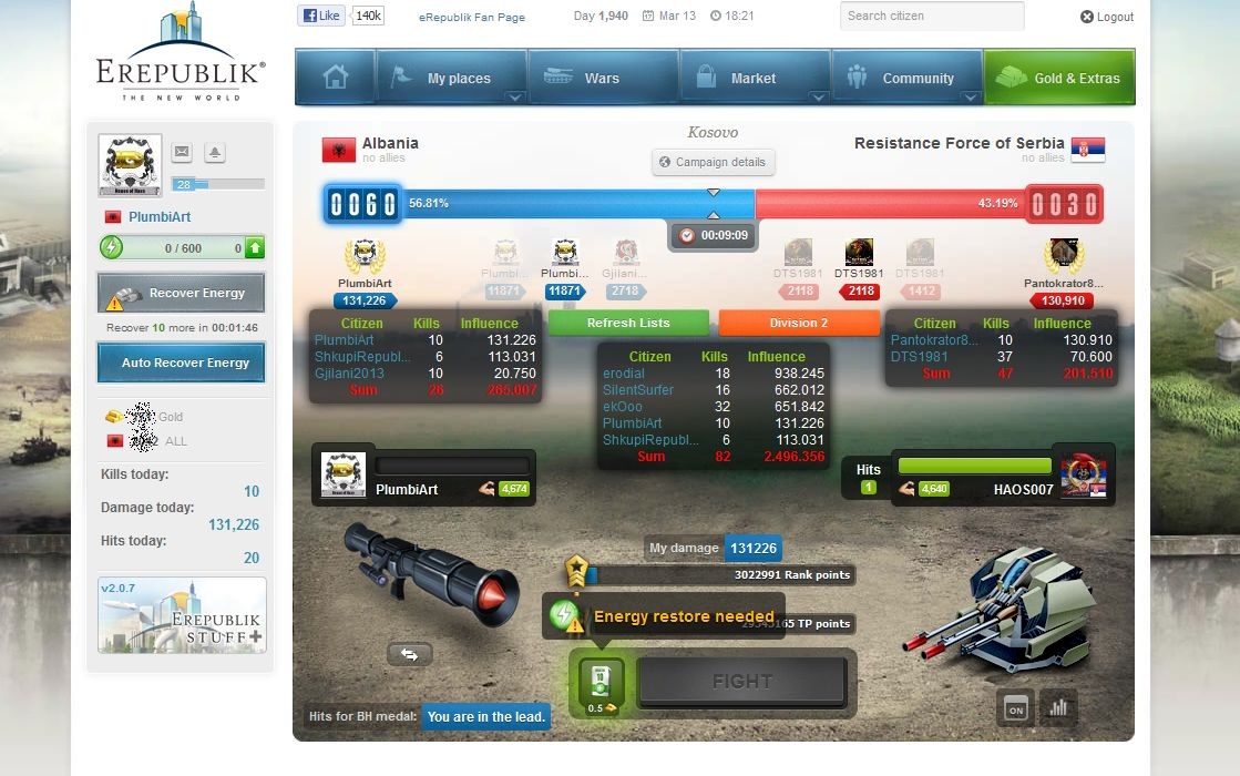 eRepublik Multiplayer Online Game Tips Tricks: eRepublik Stuff ++ auto ...