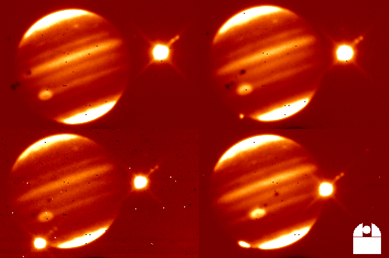 First Image of Impact of Comet SL9 on Jupiter
