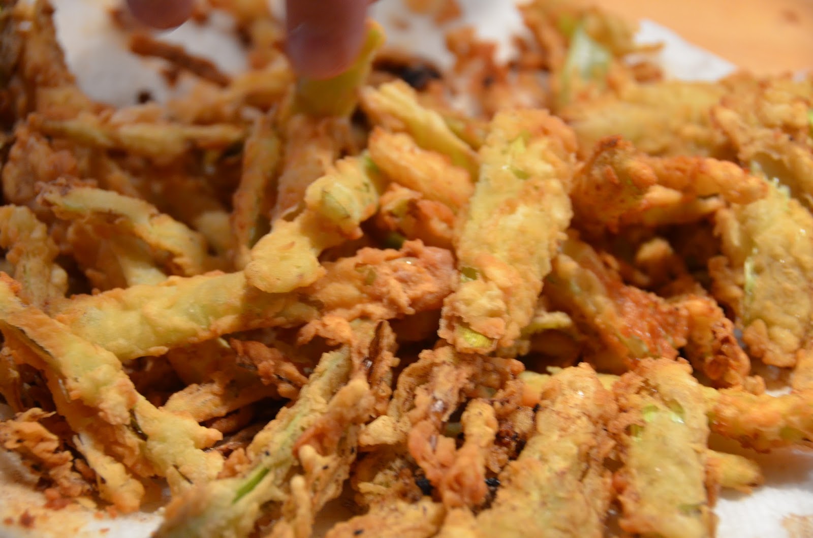 small town me: Crispy Leeks