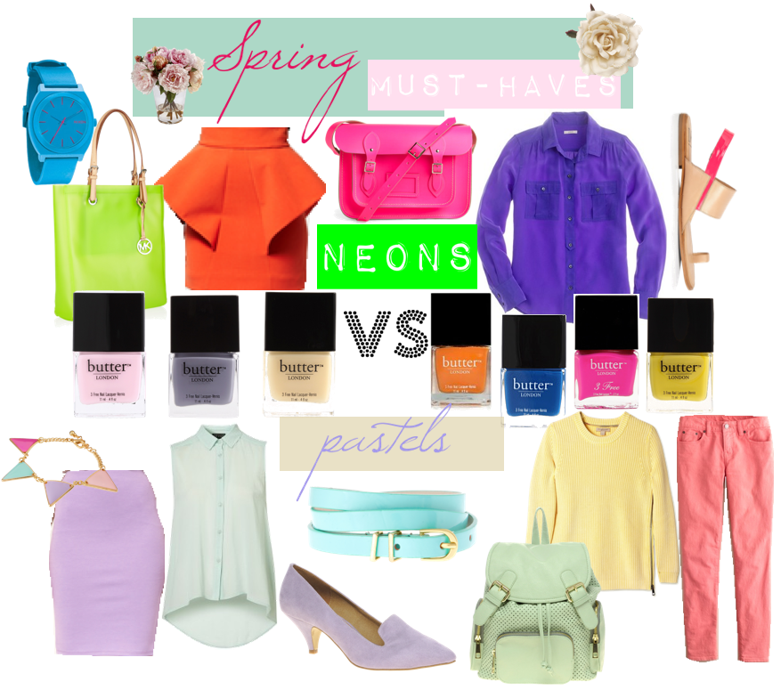 habibi: Spring Must Haves :Neon vs. Pastel