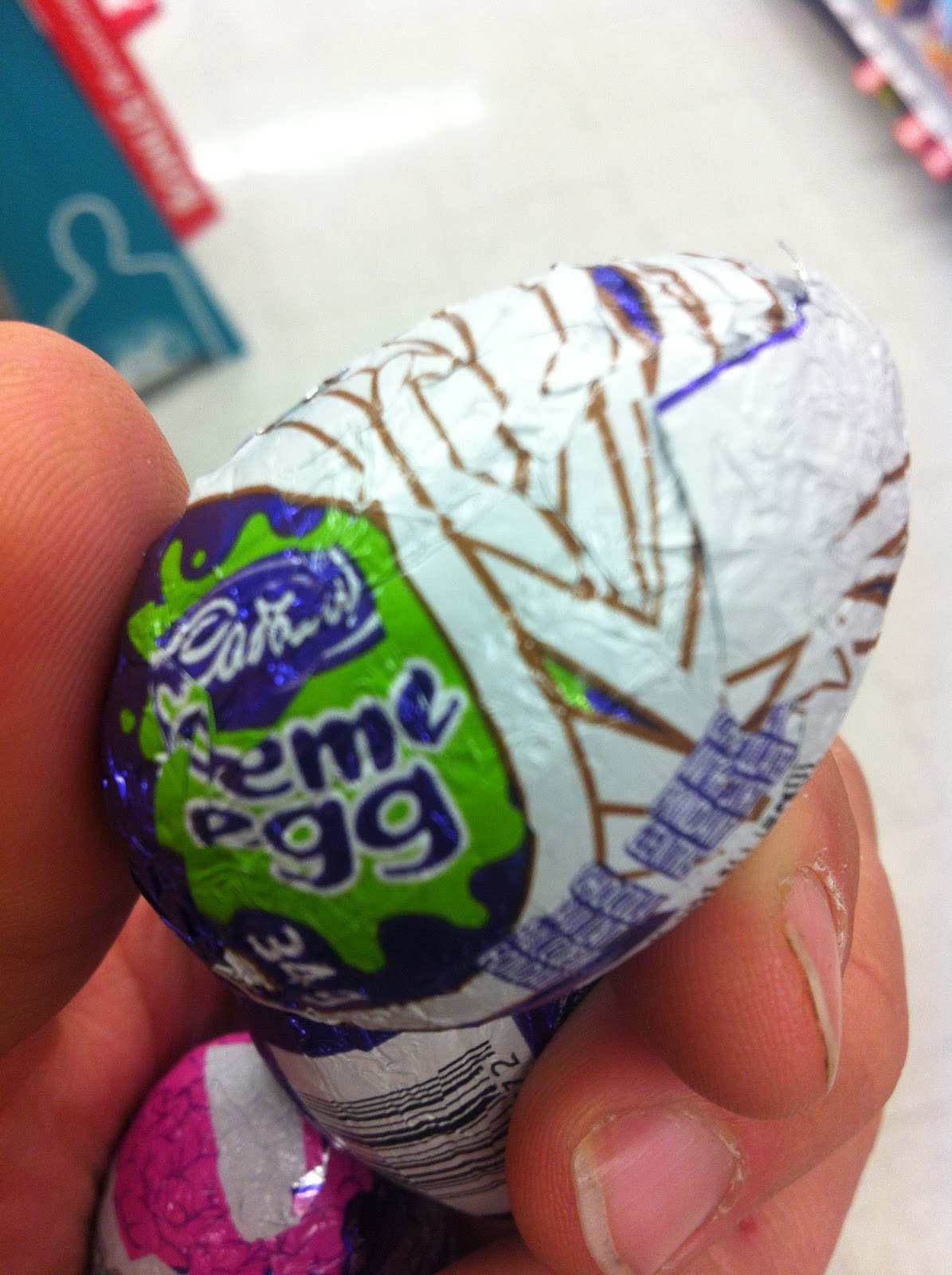 Walking The Candy Aisle: Screme Egg design