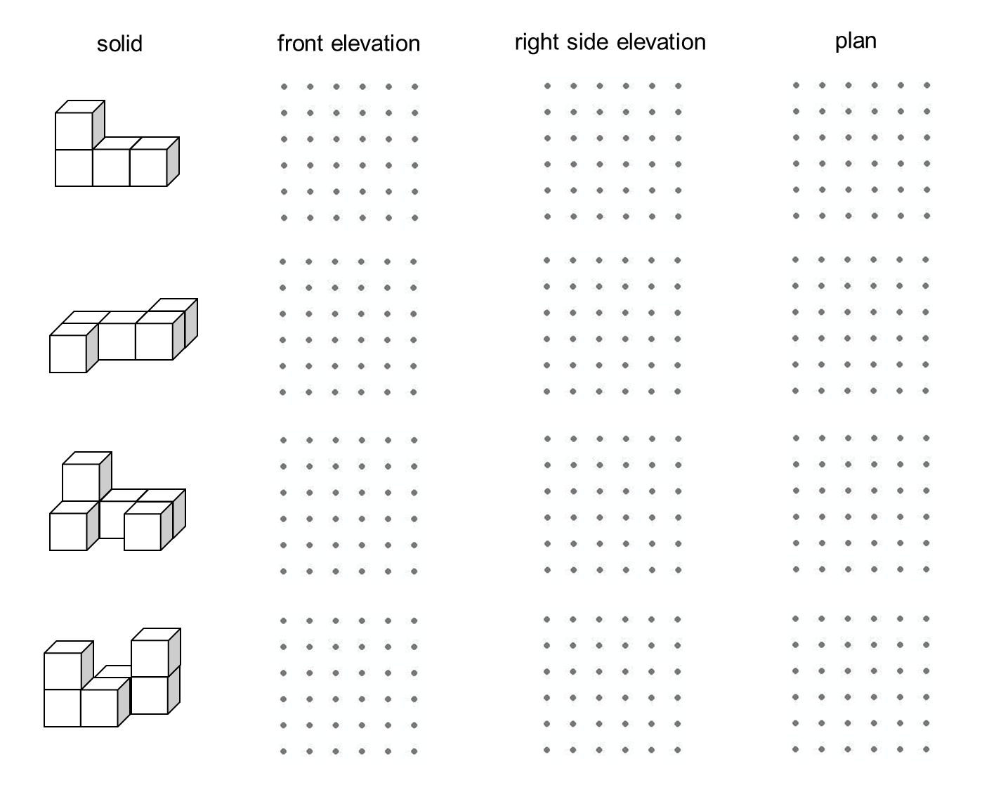 MEDIAN Don Steward mathematics teaching: plans and elevations