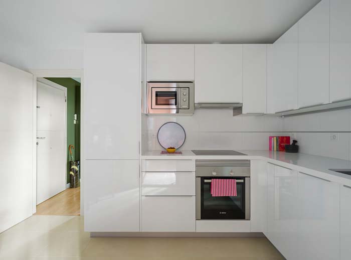 Electric white | Kitchen colors, Interior design elements, Home appliances