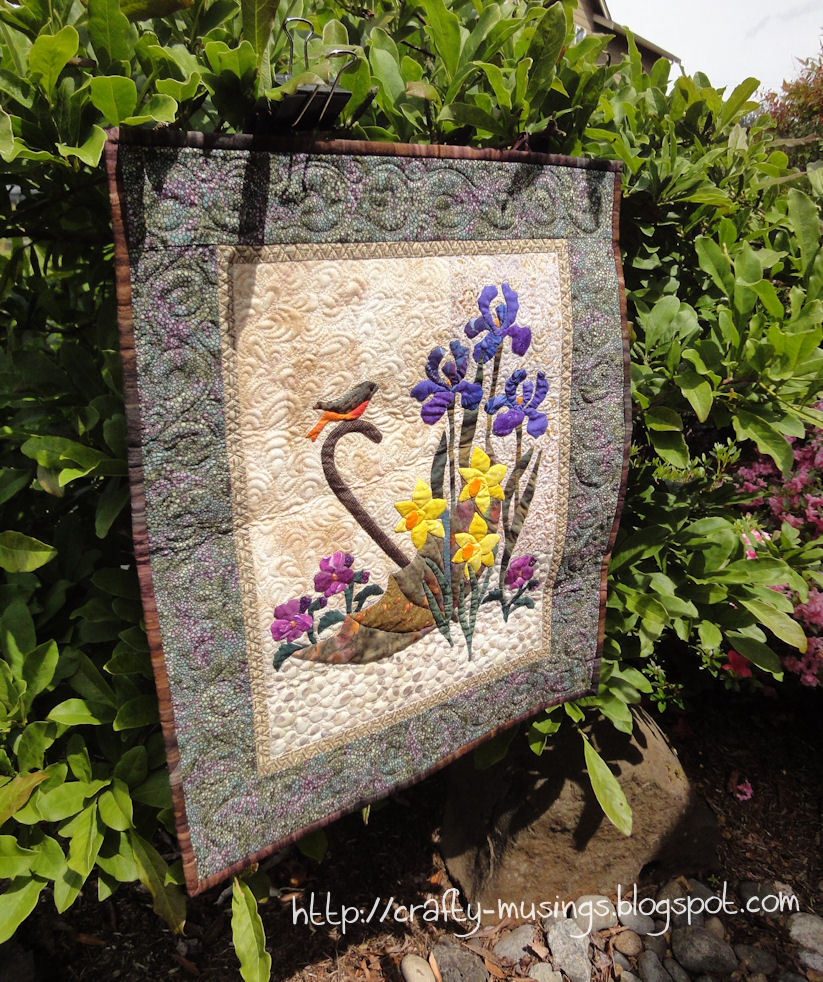 Crafty Musings: A wallhanging for springtime