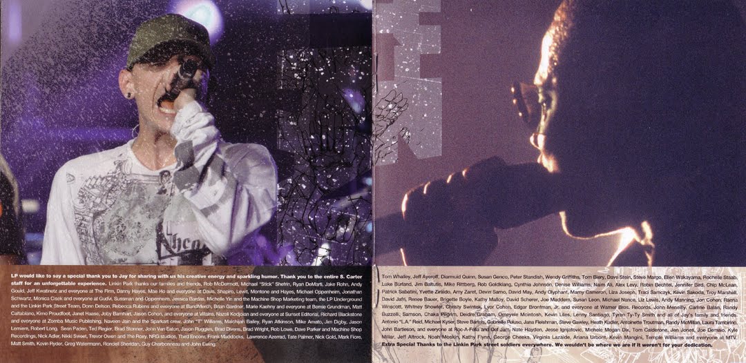 Encarte: Jay-Z and Linkin Park - Collision Course - Encartes Pop