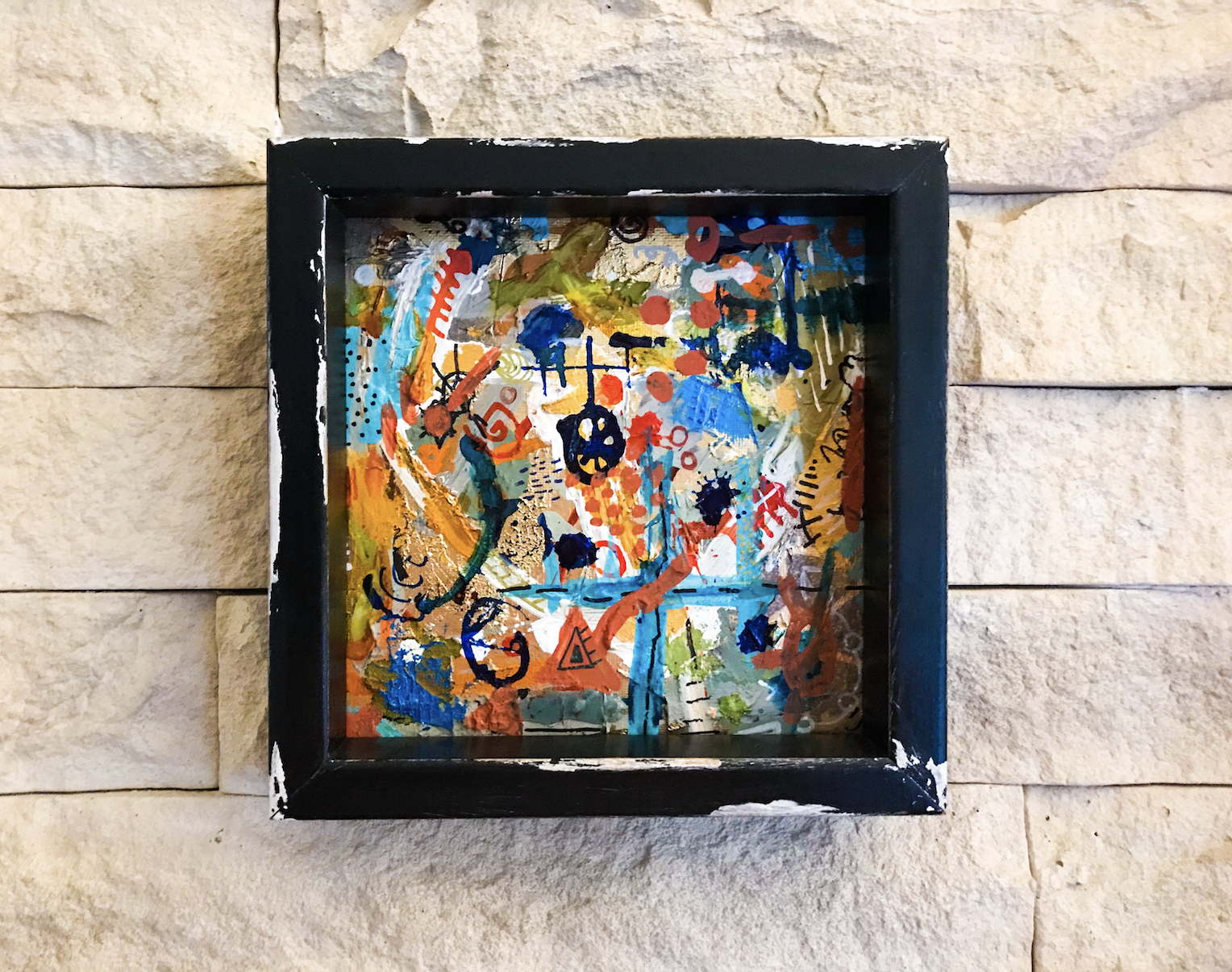 Daily Painters Abstract Gallery: "#puertoricocrisis" Original Modern ...