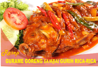 Gurame Goreng Sambal Gurih Rica-rica - Resep Masakan Indonesia ...