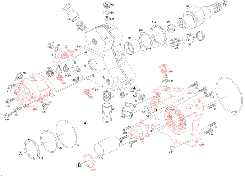 INJECTION-AUTOMOTIVE: 0445020081 BOSCH- PUMP INJECTION C.RAIL