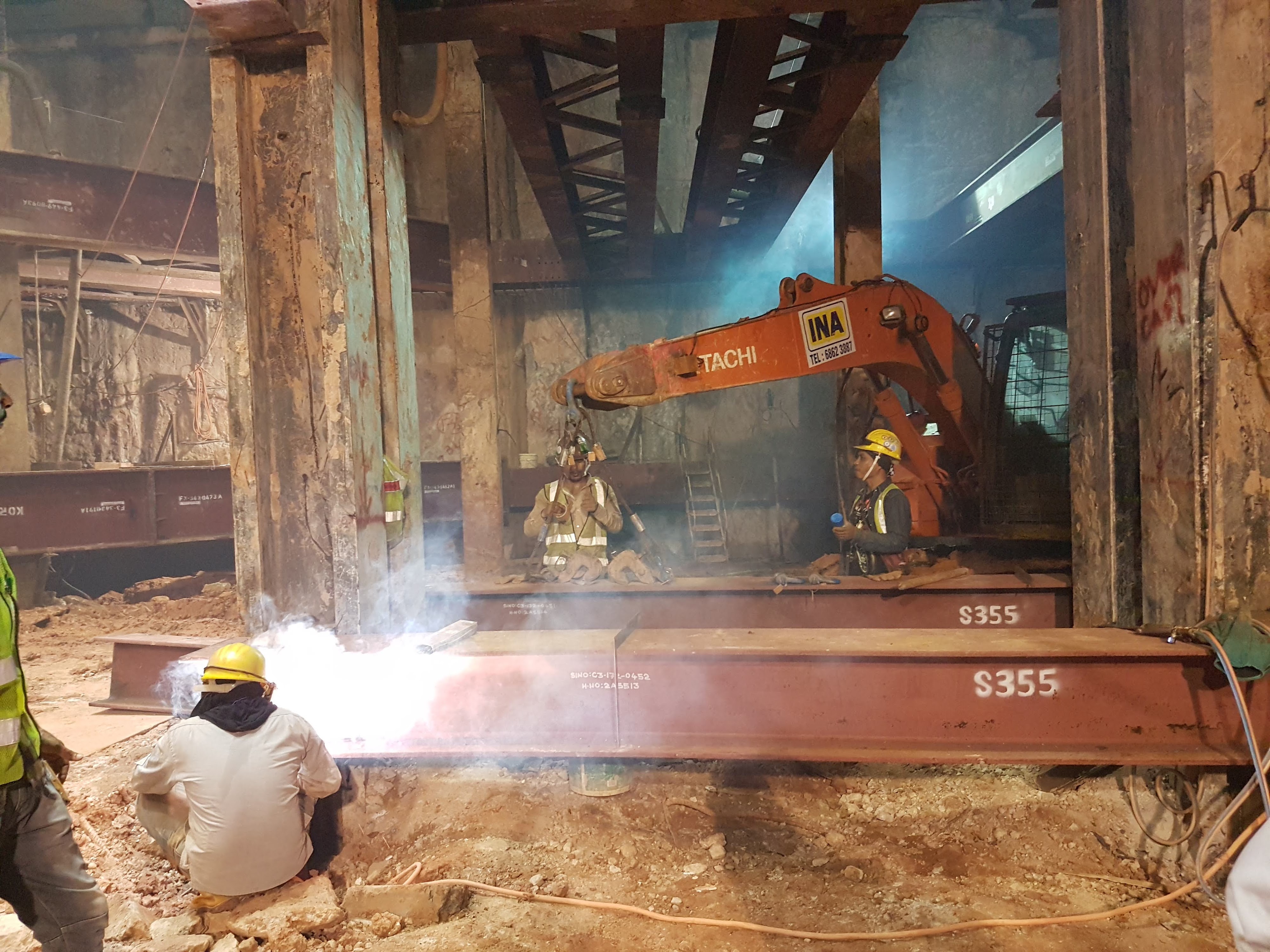 Thomson Line Construction: Shenton Way Excavation (II)