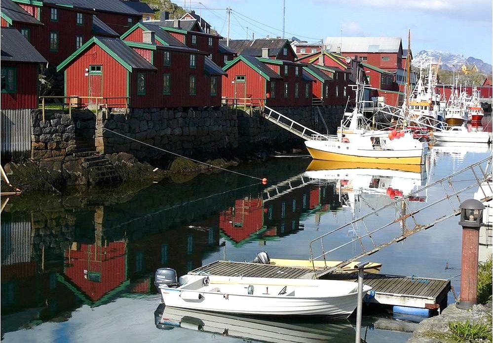 Ultima Thule: Stamsund, Lofoten Islands- cheerful scenery plus a ...