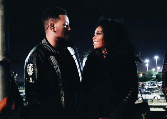 Photo of AKA and his queen Bonang Matheba