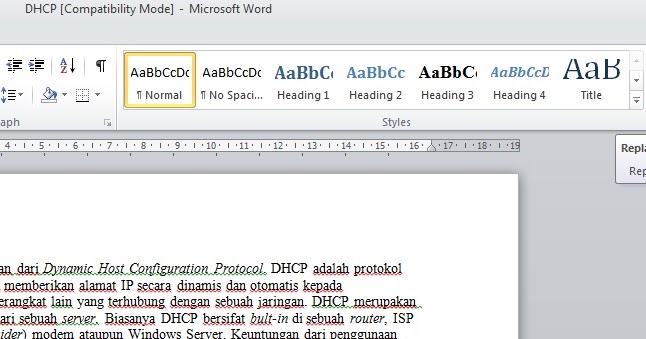 Mengganti Kata atau Kalimat dengan Kata atau Kalimat Baru pada ...