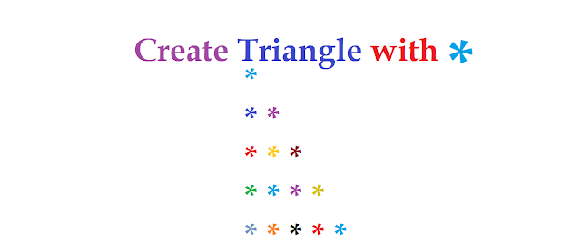 Design * triangle in C-Programming - C-Programming