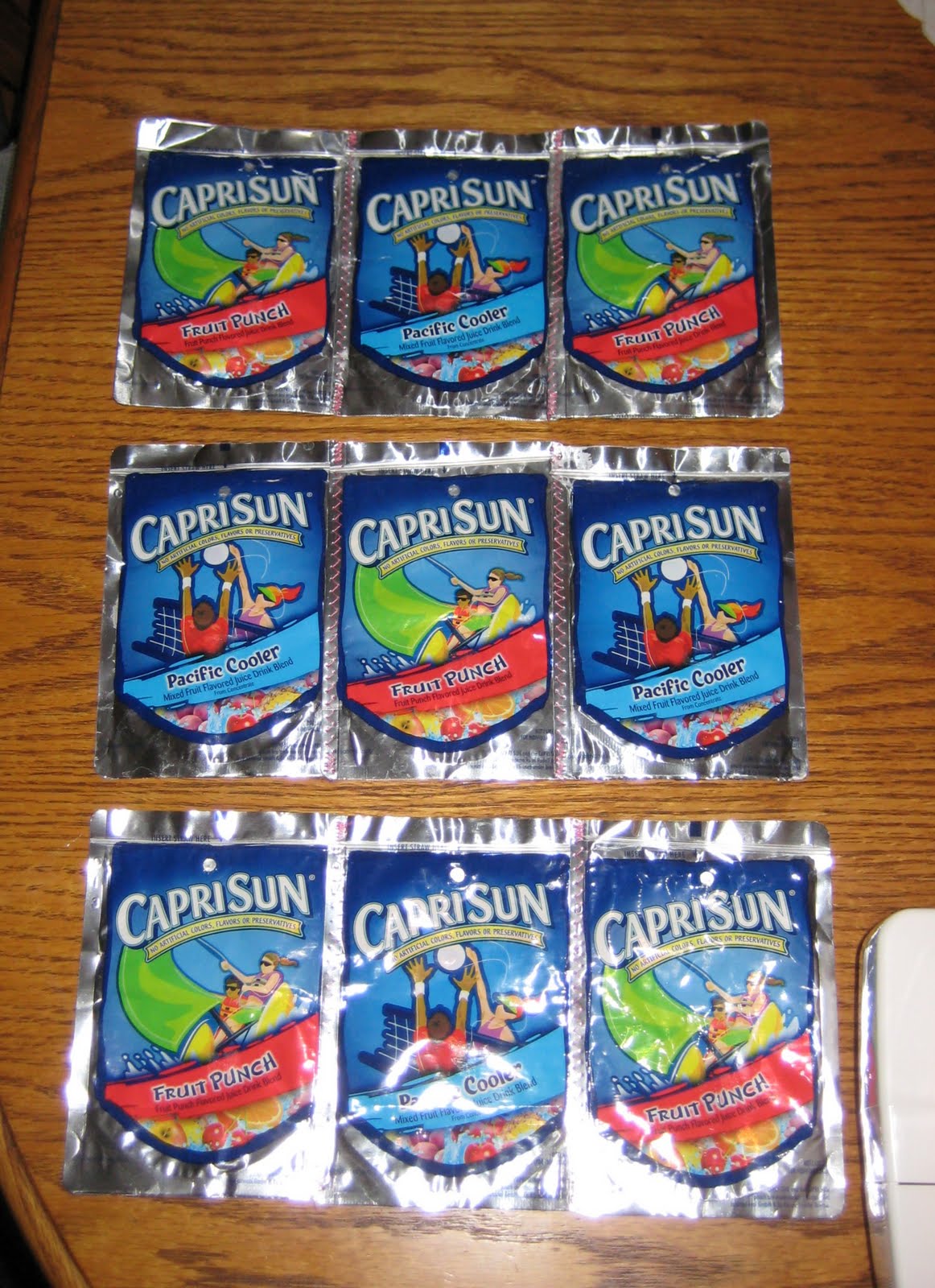 Him & Her: capri sun bag tutorial