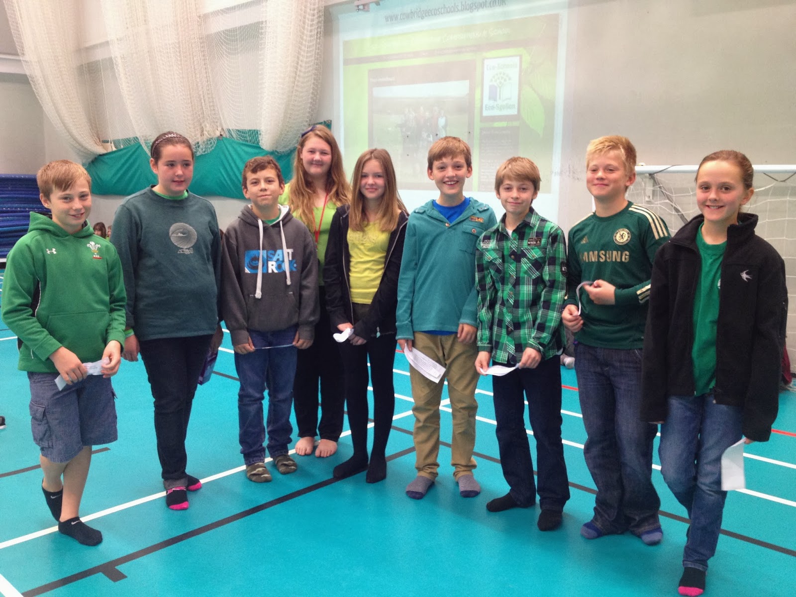 Eco-Schools at Cowbridge Comprehensive School : Go Green Day success