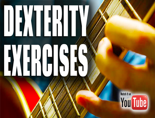 DEXTERITY EXERCISES - Solution for Sloppy Guitar Players | Creative Guitar Studio