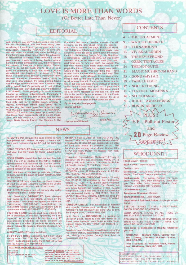 A Dandy In Aspic: The New Psychedelics Pt. 4 - Freakbeat Fanzine